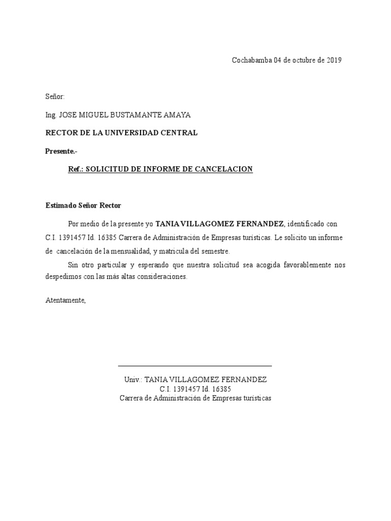 Carta de Rector de La Unicen | PDF