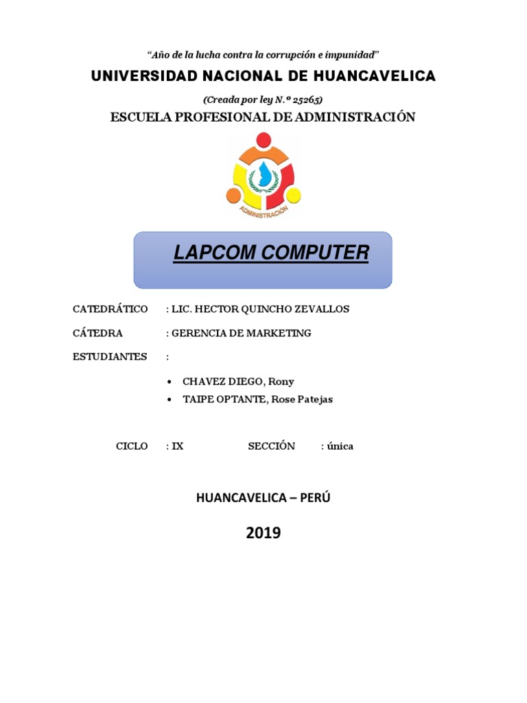 Lapcom Computer Original | PDF | Cupón | Marketing