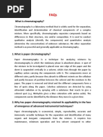 Paper Chromatography Lab Report | PDF | Chromatography | Elution