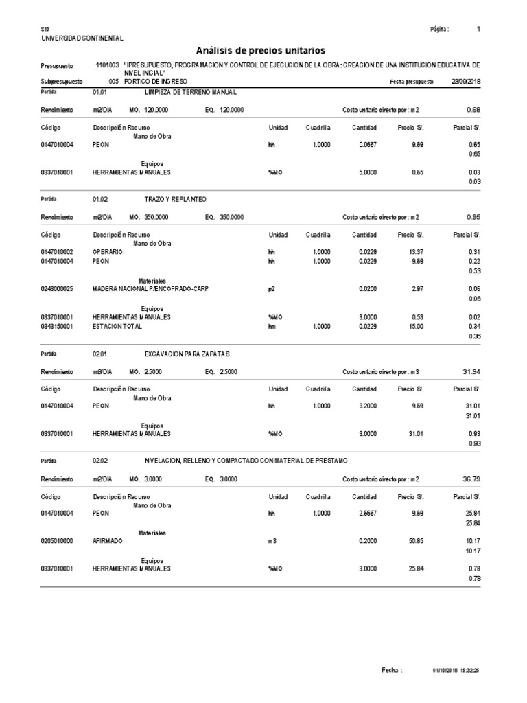 Apu Portico | PDF | Cemento | Material compuesto