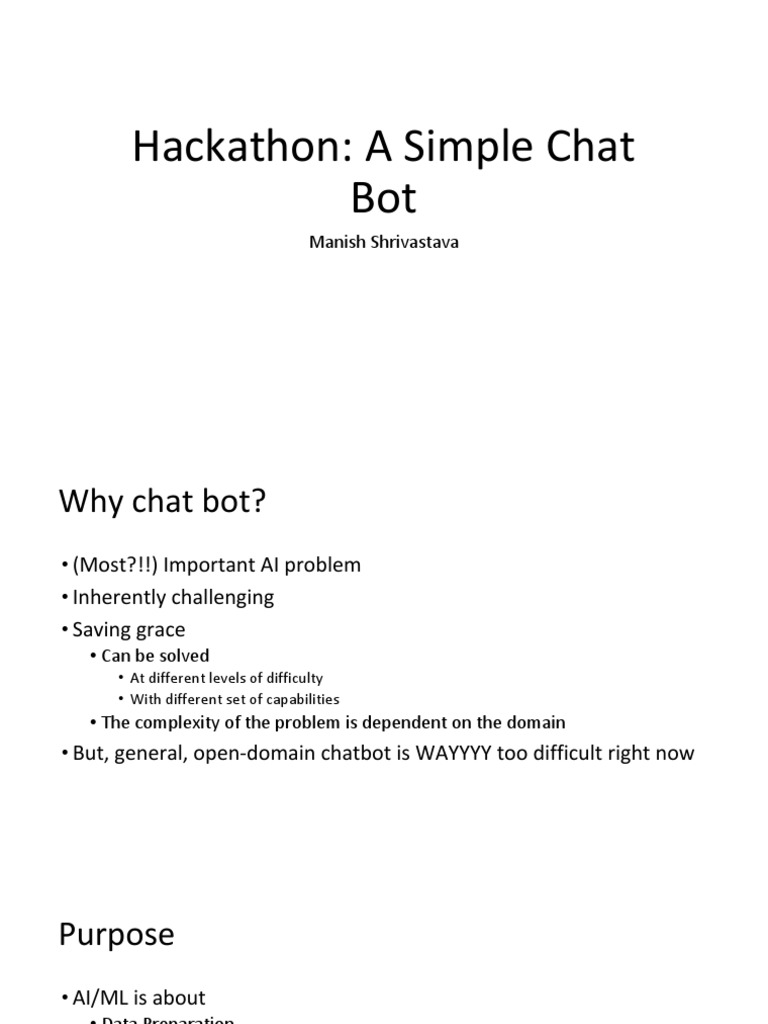 AIML Hackathon | PDF | Knowledge Representation And Reasoning ...