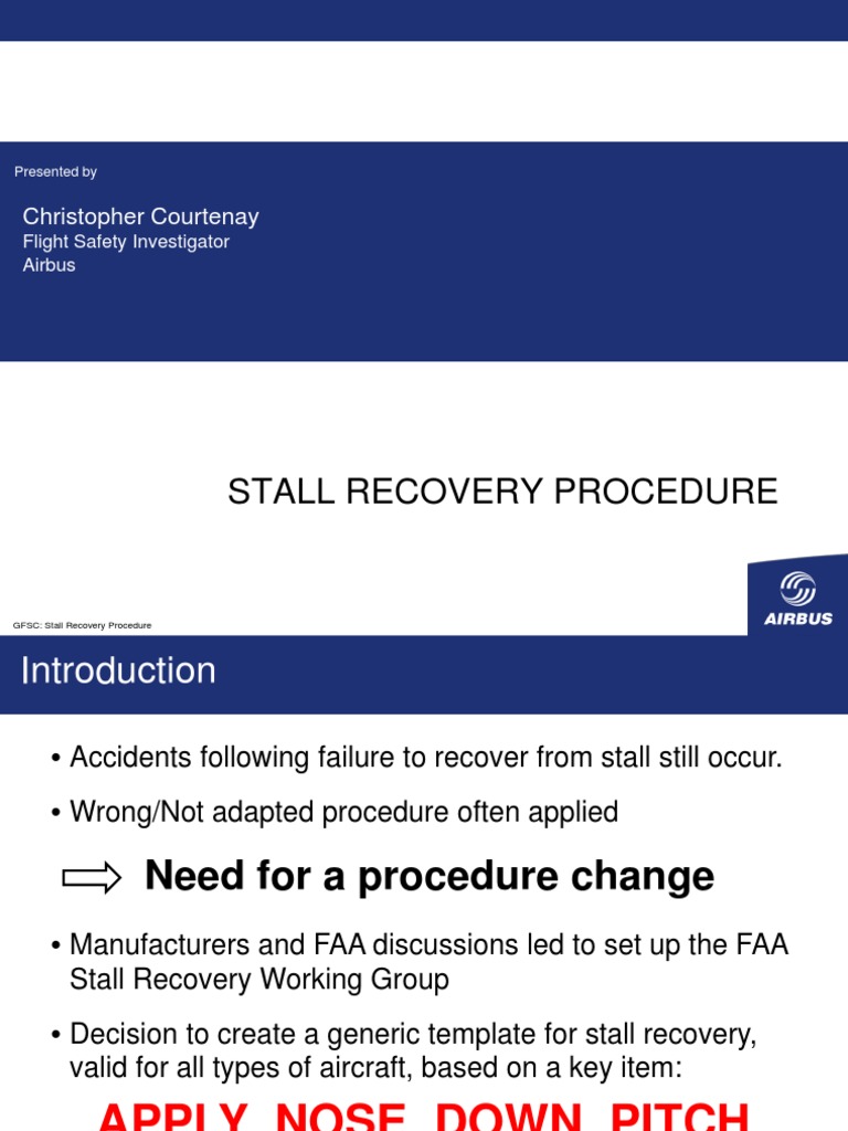 Airbus Stall and Recovery | PDF | Aircraft | Flight