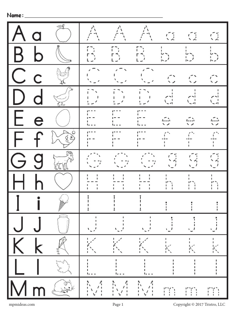 UpperLower Case Tracing worksheet-FreeShip PDF | PDF