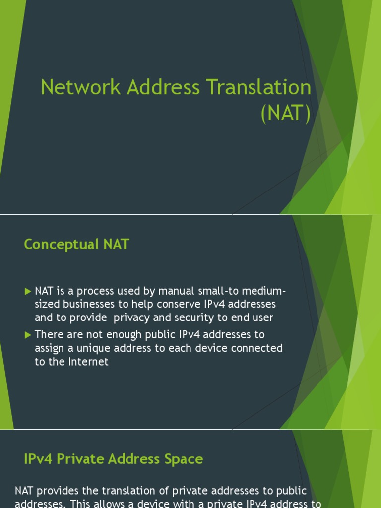 Understanding Network Address Translation | PDF | Ip Address | Computer ...