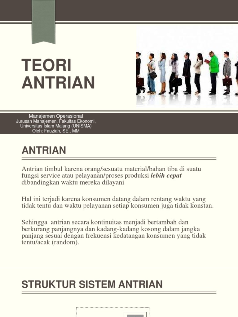 Teori Antrian | PDF