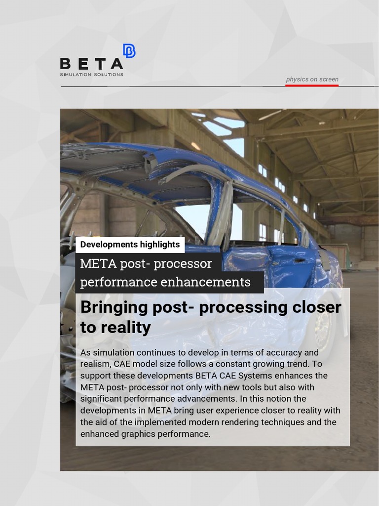 META Post-Processor Performance Advances | PDF | Rendering (Computer ...