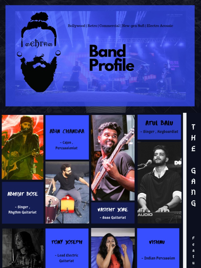 Mehram Band Profile Overview | PDF | Performing Arts | Jazz Music