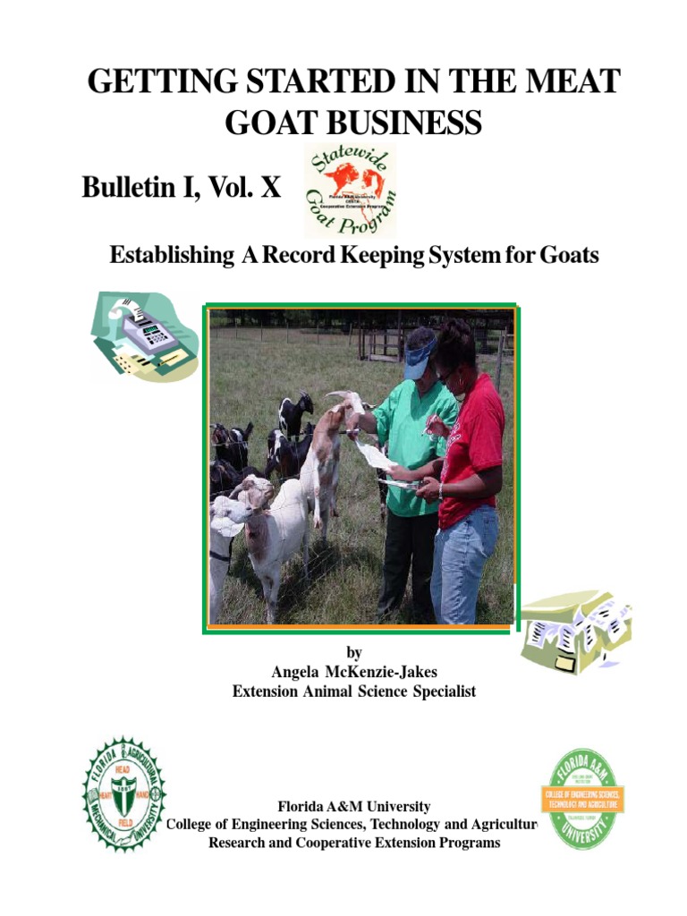 Goat Record Keeping Essentials Guide | PDF | Inventory | Income Statement
