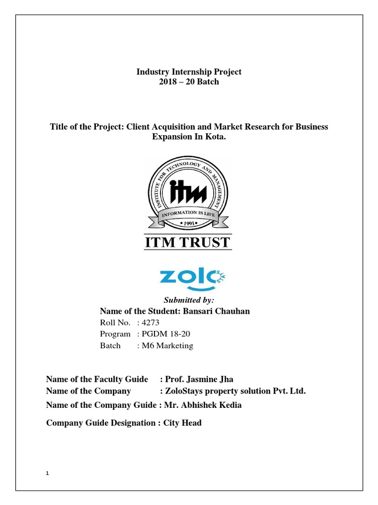 IIp Report NitigyaTripathi PDF | PDF | Sales | Consumer Behaviour