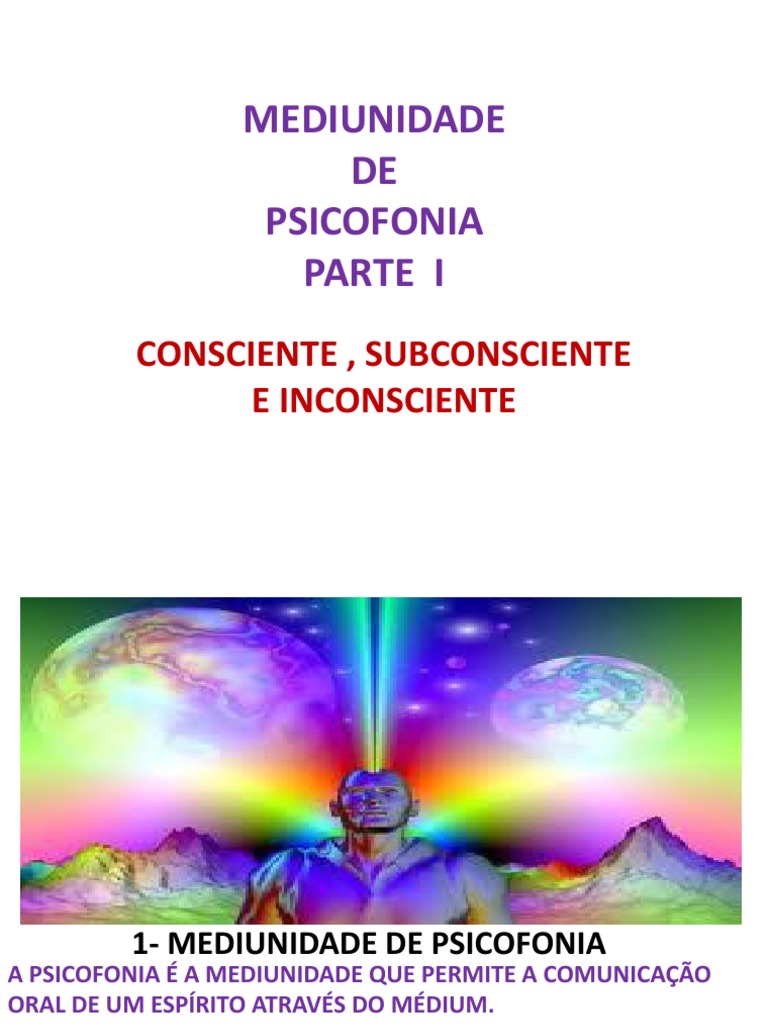 Mediunidade de Psicofonia: Tipos e Mecanismos | PDF | Mediunidade | Chacra