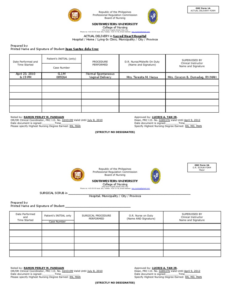 PRC FORM For March 2011 Graduates | PDF