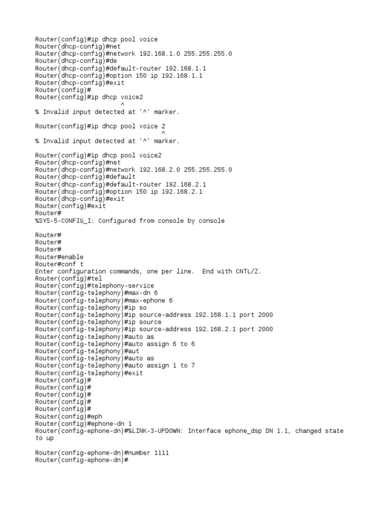 Codigo Cisco | PDF | Router (Computing) | Network Socket