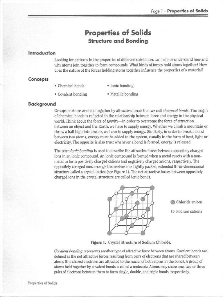 Properties of Solids | PDF