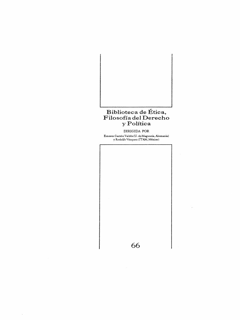 (Biblioteca de Ética Filosofía Del Derecho y Política 66) Torre Massimo ...
