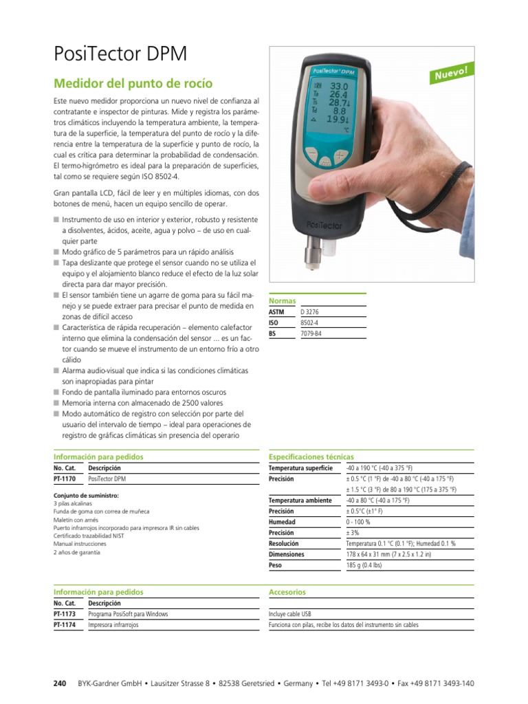 PosiTector DPM PDF | PDF | Informática y tecnología de la información ...