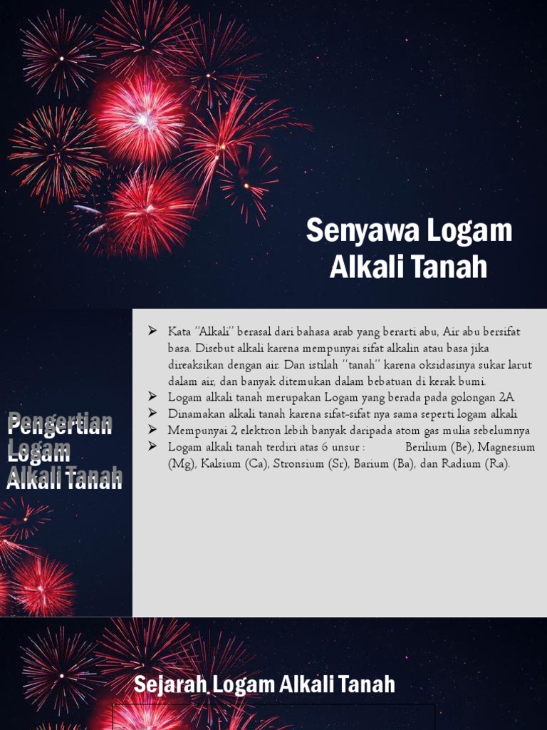 Senyawa Logam Alkali Tanah | PDF