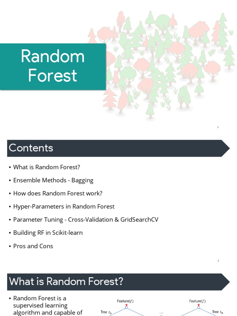 Random Forest | PDF | Cross Validation (Statistics) | Computer Science