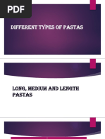 Comprehensive Pasta Shapes Guide | PDF | Pasta | Italian Cuisine