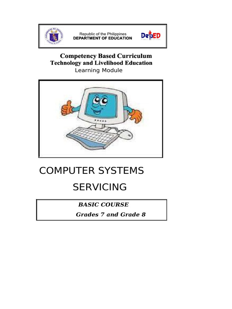 Computer Systems Servicing Learning Module K To 12 | PDF ...