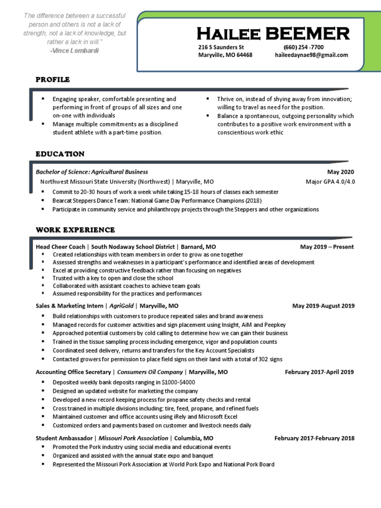 Beemer - Mfa Resume | PDF | Agriculture