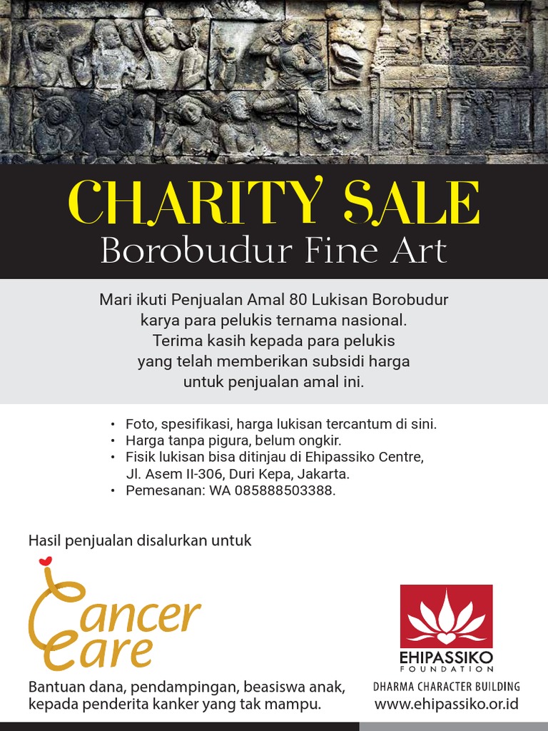 Borobudur Charity Art Sale Event | PDF | Plastic Arts | Paintings