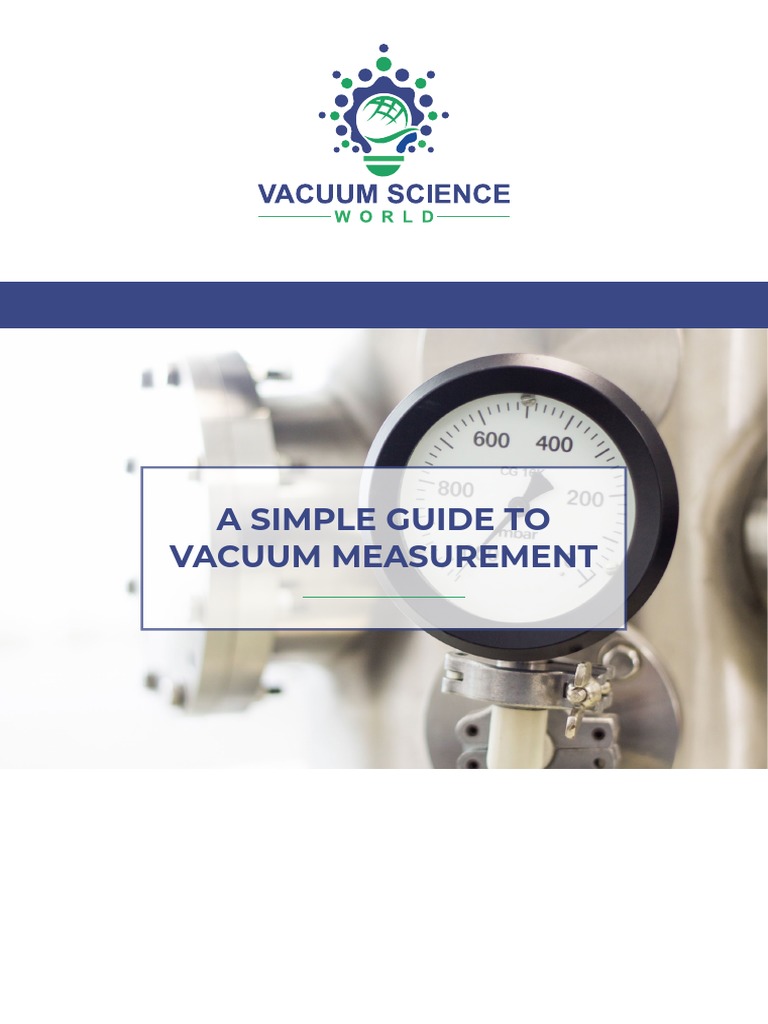 Vacuum Measurement | PDF | Pressure Measurement | Vacuum