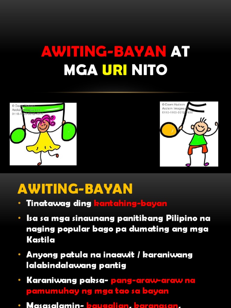 Awiting Bayan | PDF