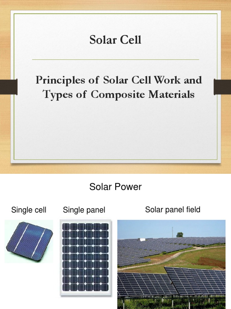 Solar Cell | PDF | P–N Junction | Solar Cell