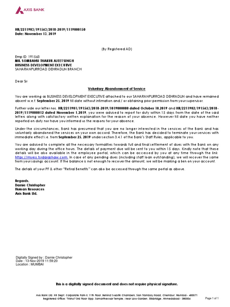 Vas Report | PDF | Human Resources | Common Law