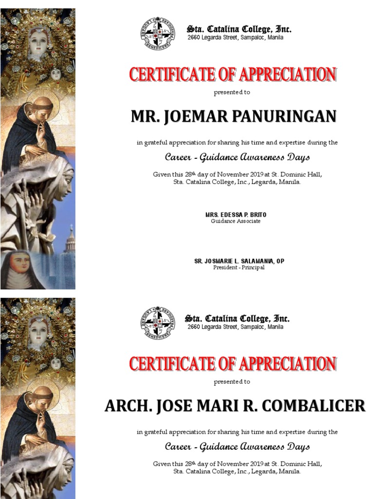 CGAD Certificate | PDF