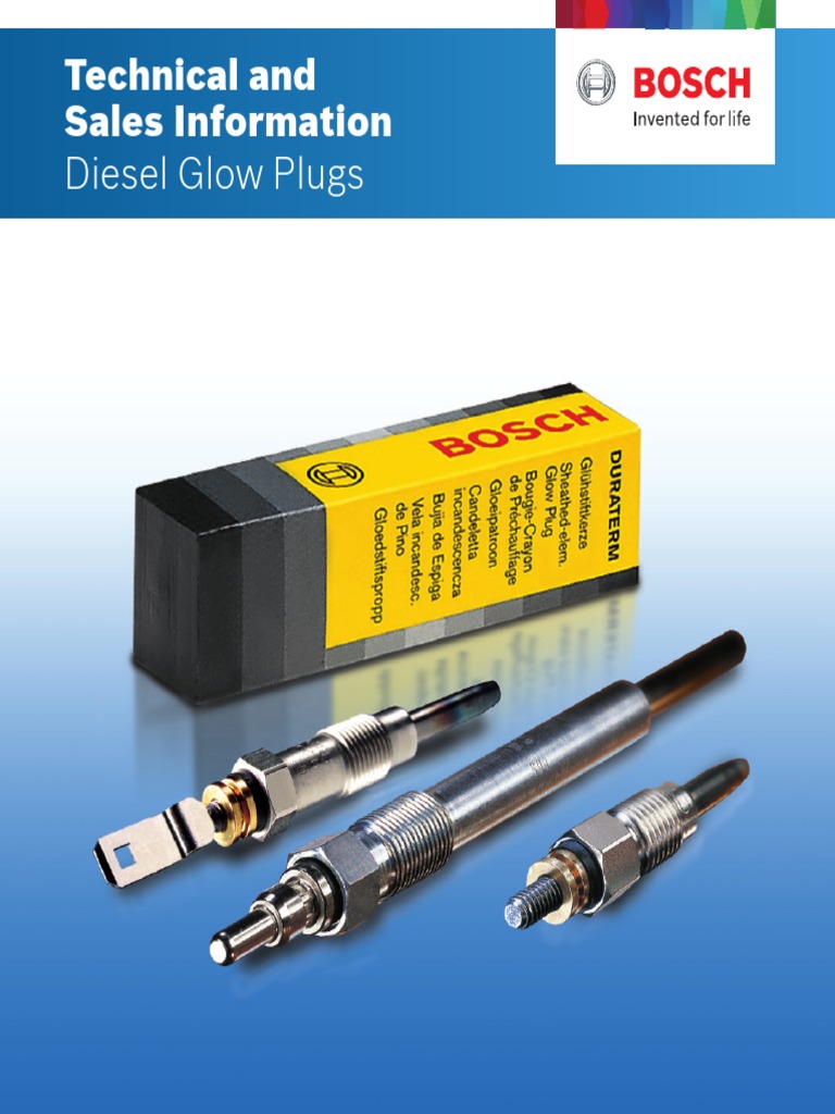 Bosch Tech Guide - About Bosch Glow Plugs | PDF | Diesel Engine ...
