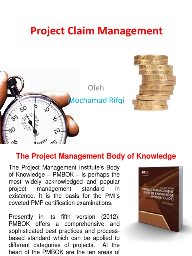 Construction Claim Management Guide | PDF | Project Management | Risk ...