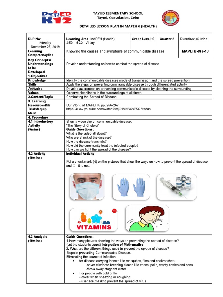 DLP in Health Cot 3rd Quarterfinal | PDF | Infection | Influenza