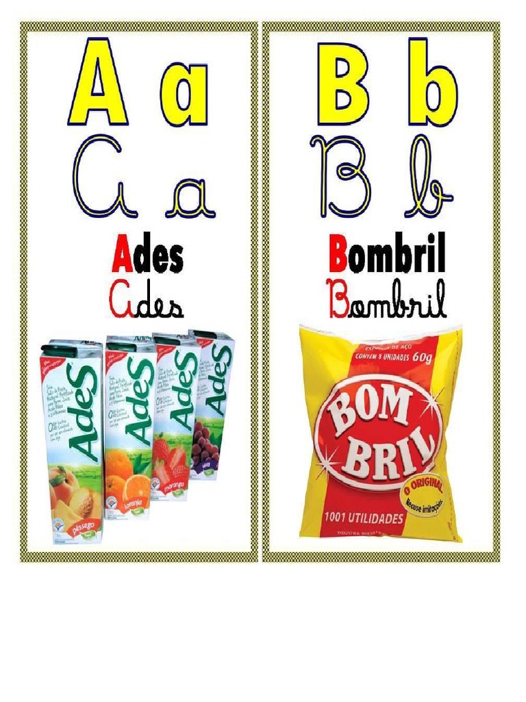 Alfabeto Dos Rótulos | PDF