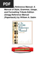 Gregg Reference Manual | PDF | Career & Growth