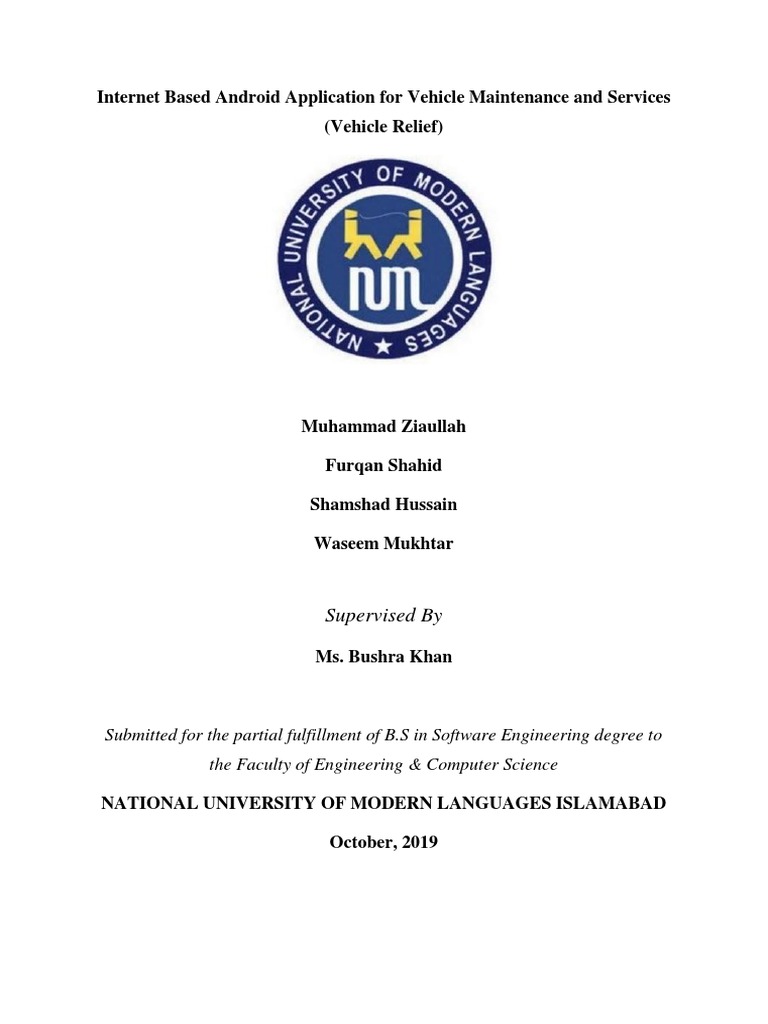 FYP Report Full and Final | PDF | Usability | Android (Operating System)