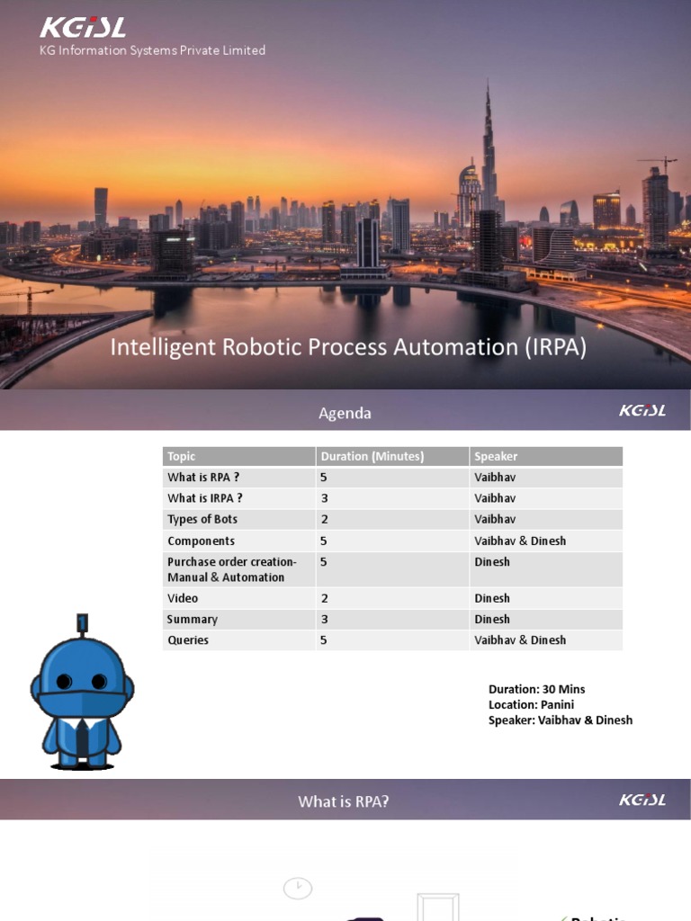 SAP Intelligent Robotic Process Automation | PDF | Automation | Artificial Intelligence