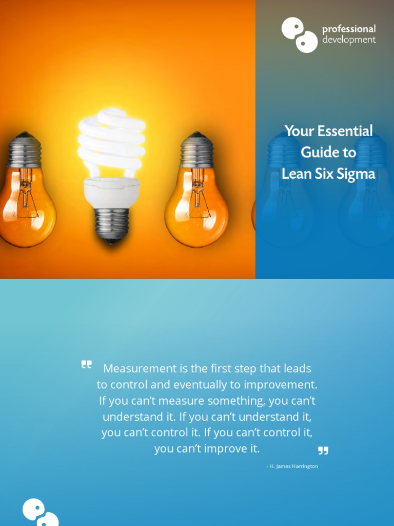 Lean Six Sigma Essential Guide | PDF | Lean Manufacturing | Six Sigma