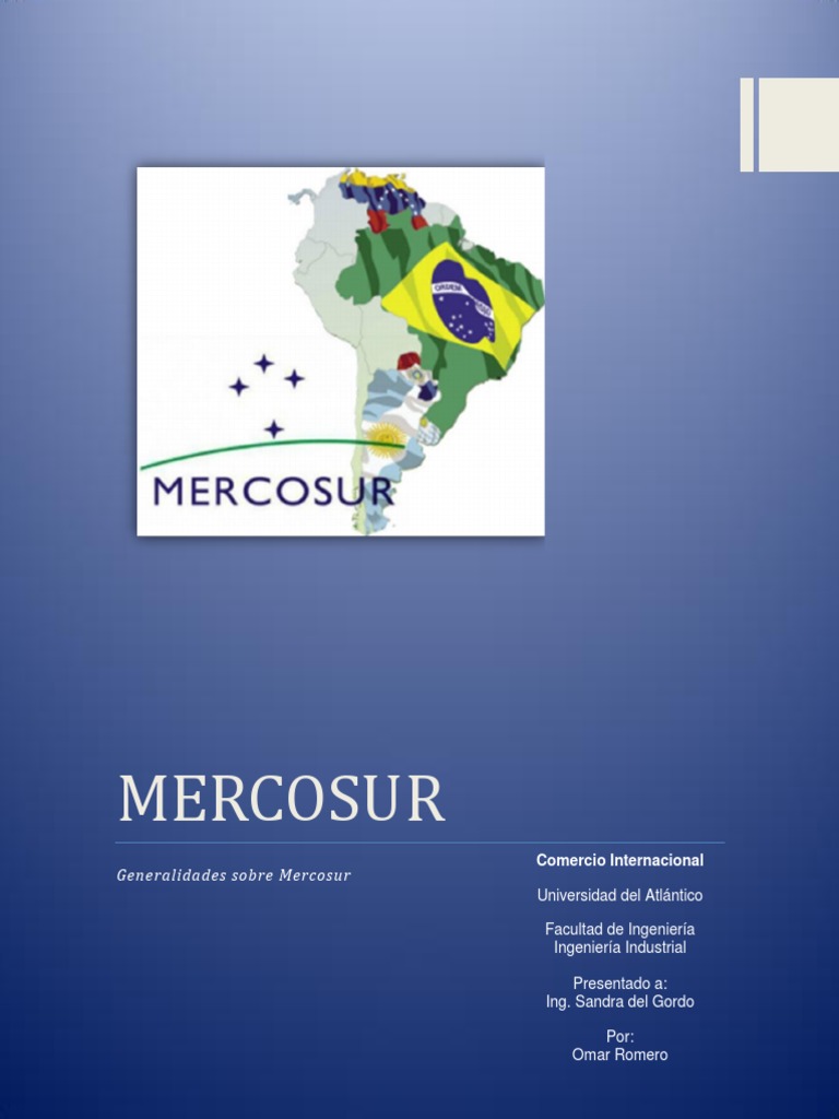 Mercosur PDF | PDF | Economias | Economía (general)