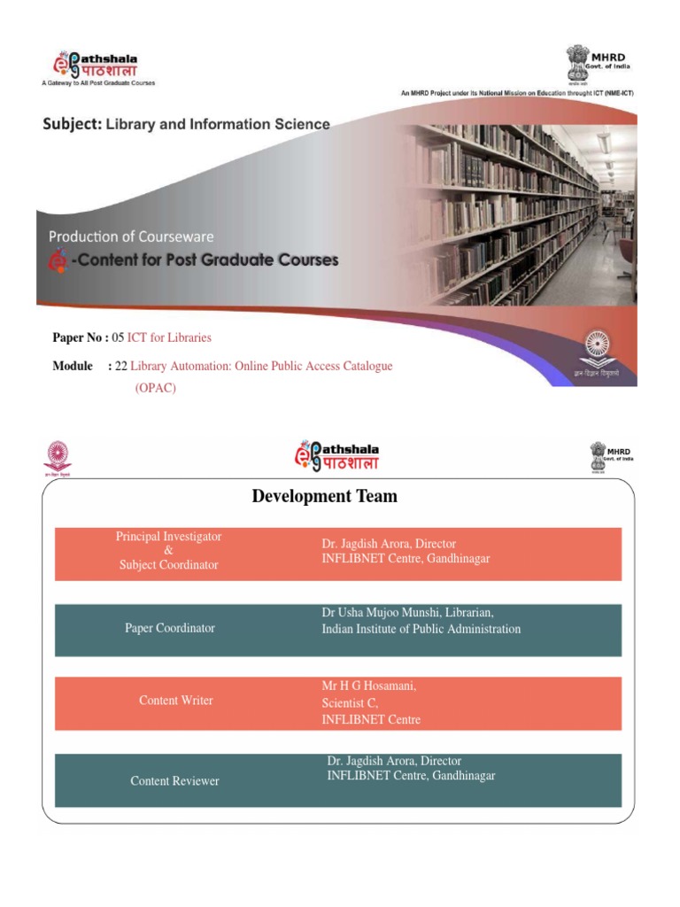 Opac | PDF | Libraries | Databases