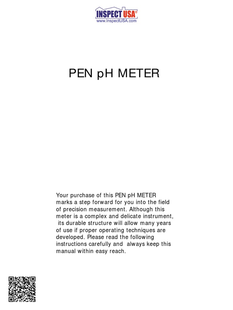 PH 222 Manual PDF | PDF | Ph | Calibration
