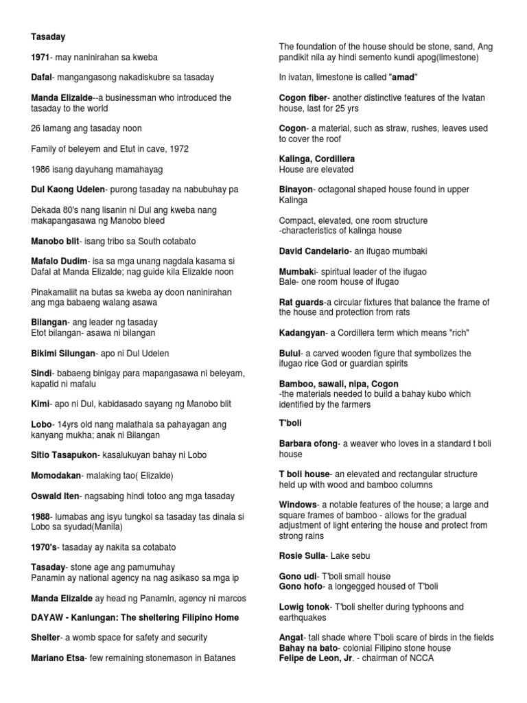 Tasaday | PDF | Philippines