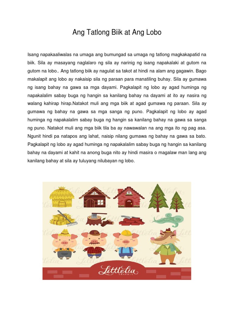 Ang Tatlong Biik at Ang Lobo | PDF Ang Tatlong Biik at Ang Lobo | PDF