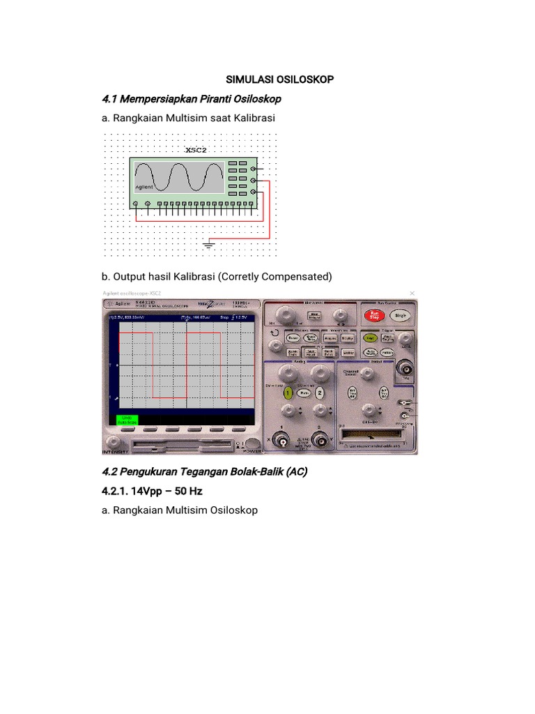 Simulasi Osiloskop | PDF