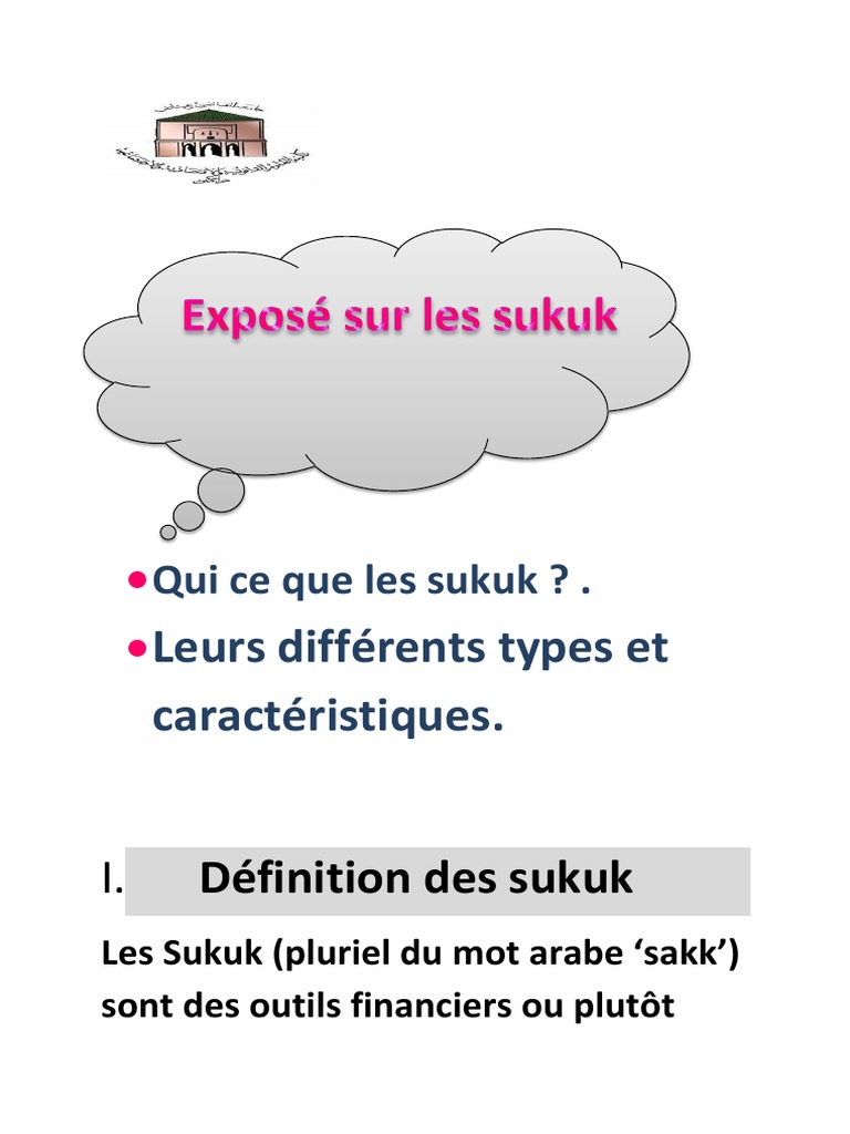Définition Des Sukuk | PDF | Sodles | Investir