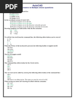 300+ TOP AutoCAD Objective Questions and Answers - MCQs | PDF ...