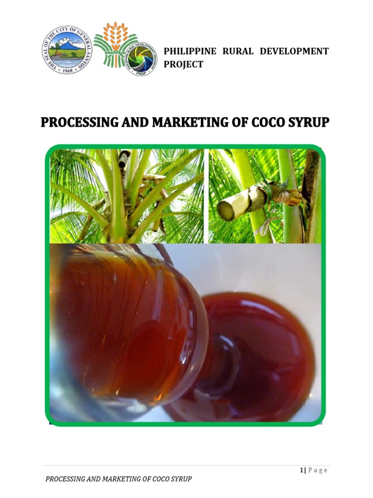 SSFA Coco Syrup BP Draft 09.5.2016 | PDF | Coconut | Business