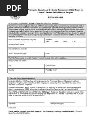 PEBC Doc Eval PDF Notary Public Pharmacist, 40% OFF