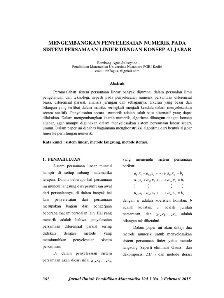 Paper Metode Numerik | PDF