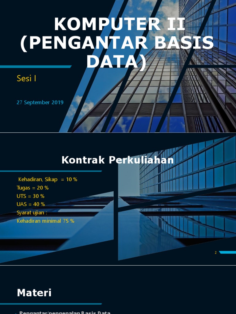 Pengantar Basis Data | PDF